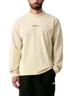 NAPAPIJRI Tenri Graphic-print Long-sleeve T-shirt - Neutrals