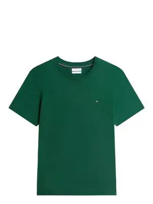 TOMMY HILFIGER Regular-fit Flag-embroidered T-shirt