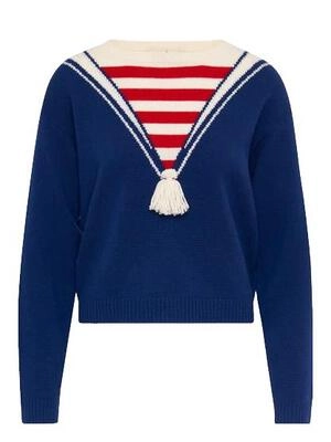 MAISON COMMON Maison Common Sailor Pullover With Tassel Detail