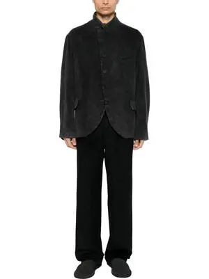 AVANT TOI Avant Toi High-Neck Button-Up Blazer