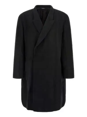 KIKO KOSTADINOV Epelde Double-breasted Wool Coat - Black