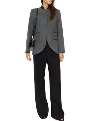 BY MALENE BIRGER Claye Button-up Blazer - Grey