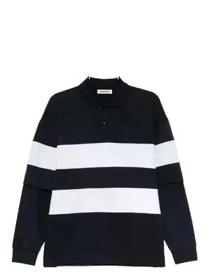 DARKPARK Striped Double-sleeve Polo Shirt