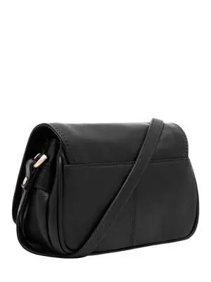 LLOYD BAKER Amritsar Leather Crossbody Bag - Black
