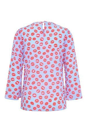 MAISON COMMON Maison Common Printed Silk Shirt