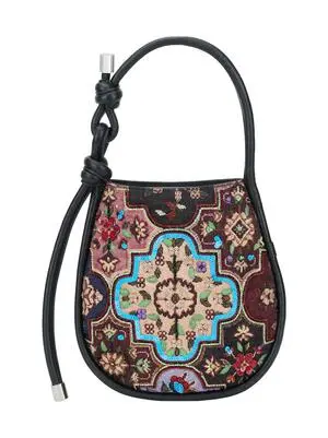 BEHNO Ina Mini Potli Bag - Black/multi