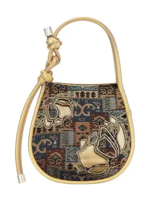 BEHNO Ina Mini Potli Bag - Gold/multi