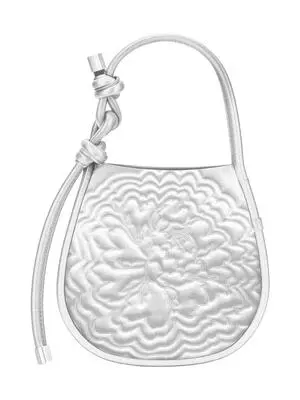 BEHNO Ina Mini Potli Bag - Silver