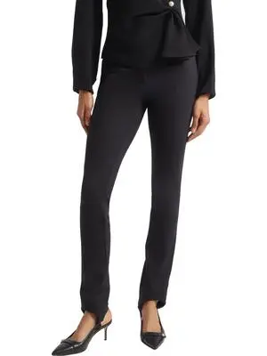 Veronica Beard Landren Stirrup Pants - Black