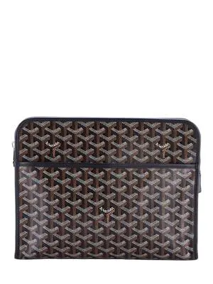 Goyard Jouvence Toiletry Pouch Coated Canvas Gm - Black