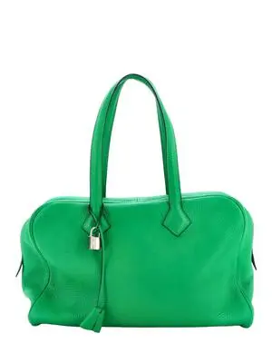 Hermès Victoria Ii Bag Clemence 35 - Green