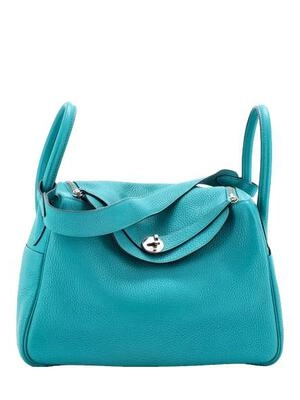Hermès Lindy Bag Clemence 30 - Blue