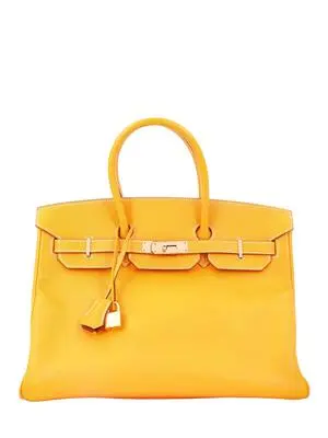 Hermès Candy Birkin Bag Epsom 35 Yellow