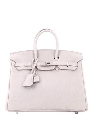 Hermès Birkin Handbag Togo With Palladium Hardware 25 - Grey