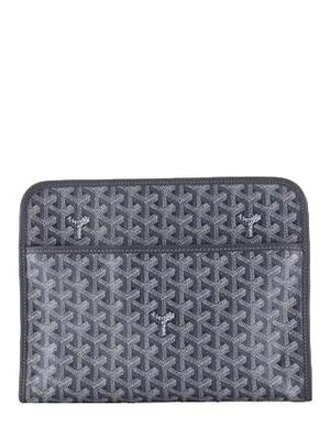 Goyard Jouvence Toiletry Pouch Coated Canvas Gm Grey