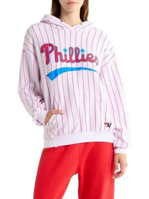 Aviator Nation Philadelphia Phillies Graphic Hoodie - White/red