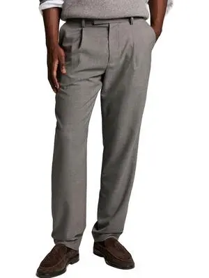 Vince Owen Refined Twill Trousers - Med H Grey