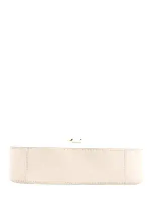 Saint Laurent Saint Laurent Le 5 A 7 Leather Small Hobo Bag Neutrals