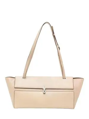 Savette Symmetry Trapeze Shoulder Bag - Neutrals