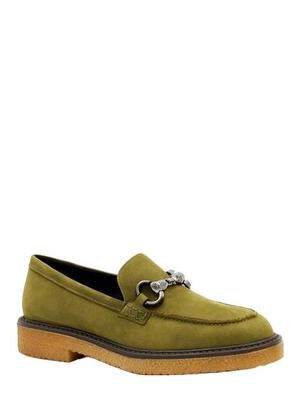 AMALFI BY RANGONI Balzello Leather Loafer - Carciofo