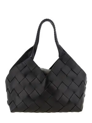 DRAGON DIFFUSION DRAGON DIFFUSION Castello Woven Calf Leather Shoulder Bag