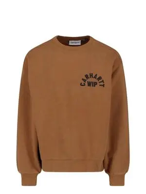 Carhartt Work In Progress Arch Script" Sweatshirt - Brown