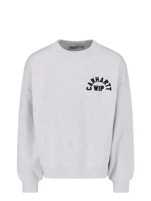 Carhartt Work In Progress Arch Script" Sweatshirt - Gray