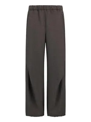 Herno LAMINAR Oversize Trousers Gray