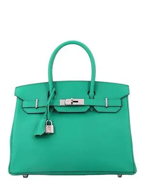 Hermès Birkin 30 Epsom Leather Satchel - Vert Jade