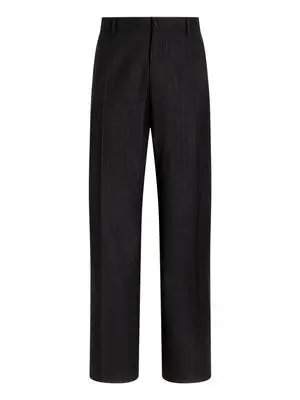 DOLCE & GABBANA Dolce & Gabbana Wool Pinstripe Trousers