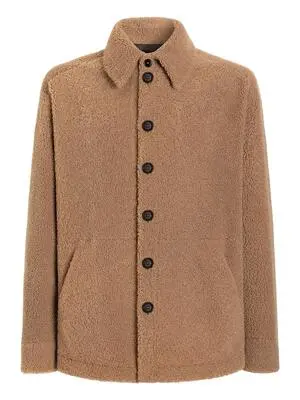 Dolce & Gabbana Nappa Shearling Jacket - Brown