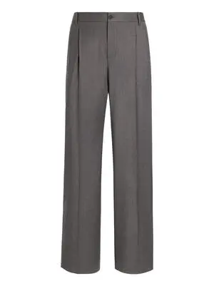 Dolce & Gabbana Flannel Trousers - Grey