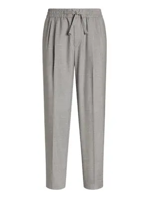 Dolce & Gabbana Wool Jogging Trousers - Grey