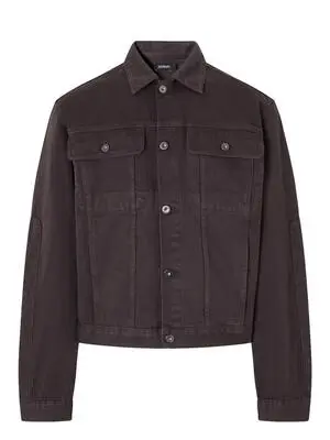 3SIXTEEN 3SIXTEEN Garment-Dyed Cotton-Twill Trucker Jacket