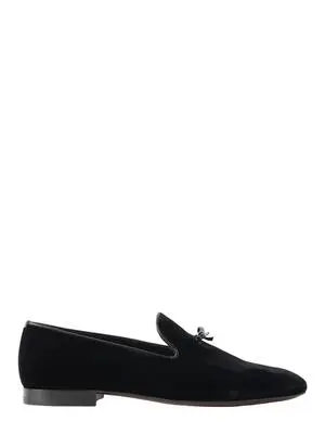 TOM FORD Scott Velvet Loafers With Bow Detailing - Black