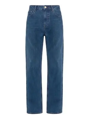 Bottega Veneta Rigid High-rise Straight-leg Jeans - Medium Wash