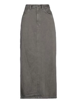 Acne Studios Flared Denim Maxi Skirt - Grey