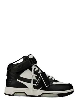 Off-White Mid-top Two-tone Sneakers - Black