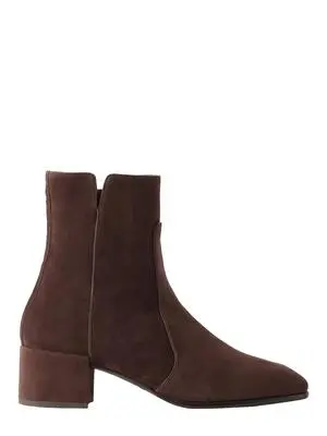 JIMMY CHOO Eliot 45 Suede Ankle Boots - Brown