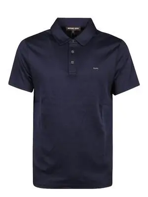 Michael Kors Logo Embroidered Polo Shirt - Black