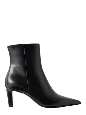 JIMMY CHOO Frankie 65 Leather Ankle Boots - Black