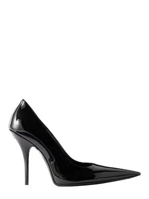 Balenciaga Avenue 110 Patent Leather Pumps - Black