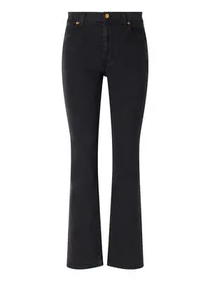 JAMIE HALLER The Rooney Flared Jeans - Black