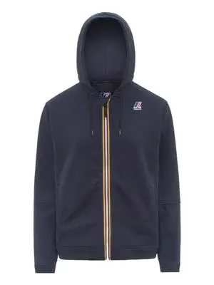 K-WAY Prosper Brushed Full Zip Hoodie - Black