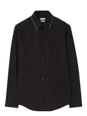 Burberry Classic Fit Cotton Poplin Shirt - Black
