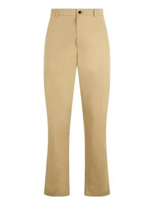 Burberry Belt Loops And Patch Pockets Trousers - Beige