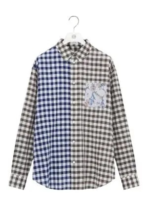 Loewe Shirt In Wool And Cotton Flannel Polychromatic