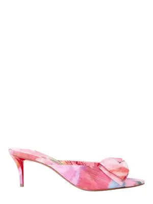 CHRISTIAN LOUBOUTIN Christian Louboutin Heeled Mules With Bow Detailing Pink