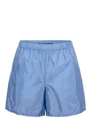 Prada Prada Quick-Dry Swim Trunks With Zip Pocket Blue