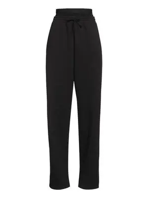 MAISON MARGIELA Solid Color Fleece Lined Track Pants - Black
